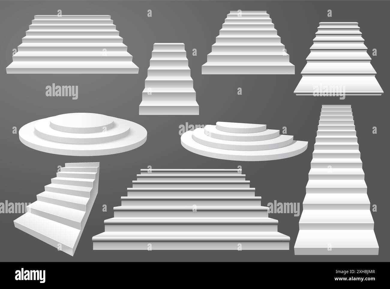 Straight steps Stock Vector Images - Alamy