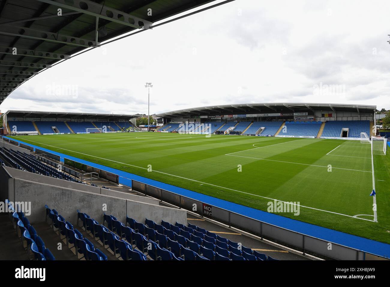 General view inside th SMH Group stadium, home to Chesterfield ahead of ...