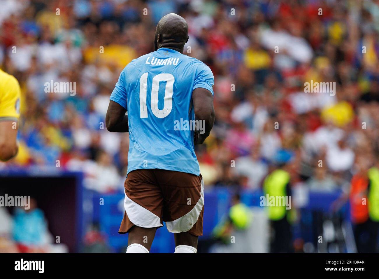 Romelu Lukaku seen during UEFA Euro 2024 game between national teams of ...