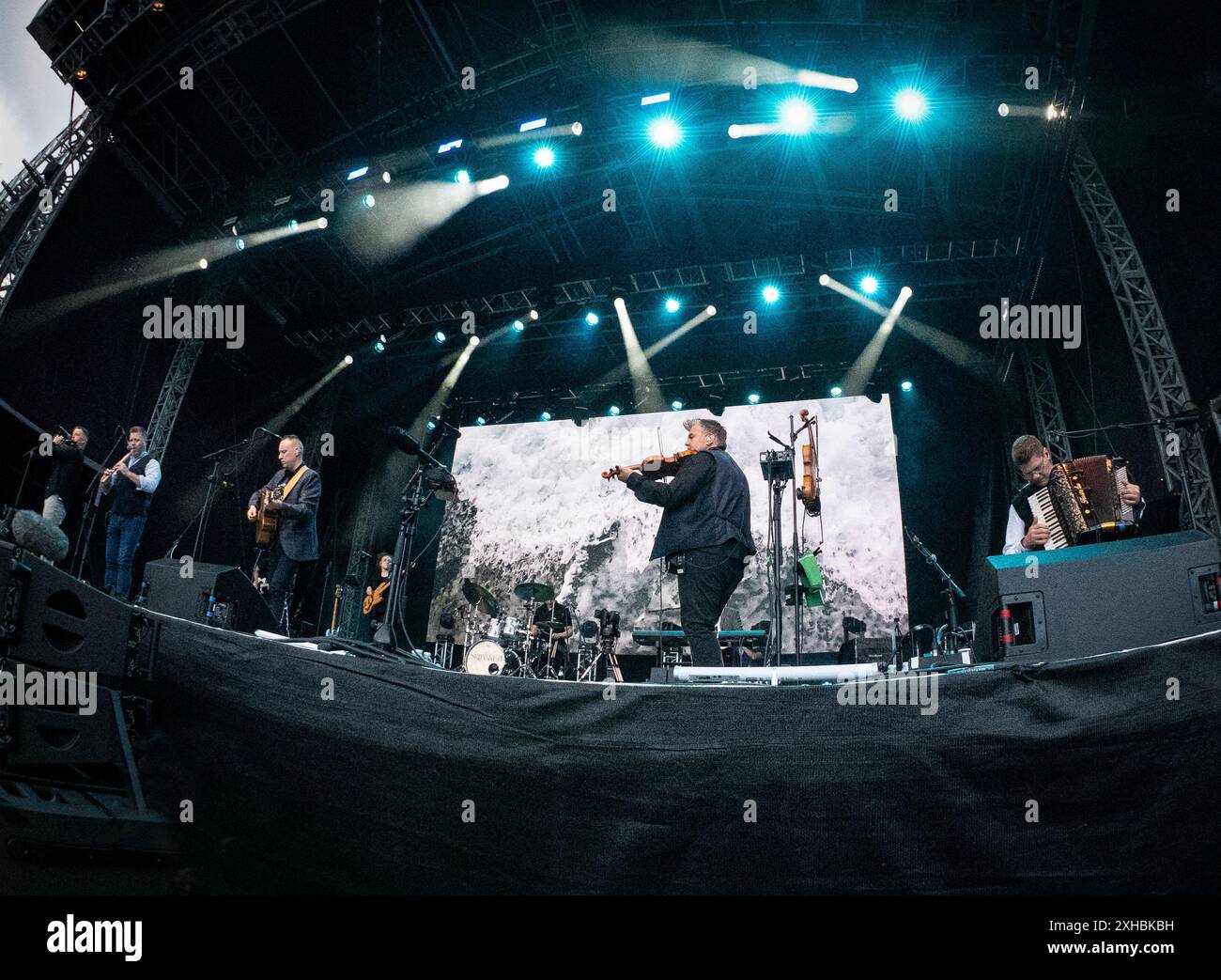 Edinburgh, UK. 12th July, 2024. Edinburgh Castle Concerts - Skippinish ...