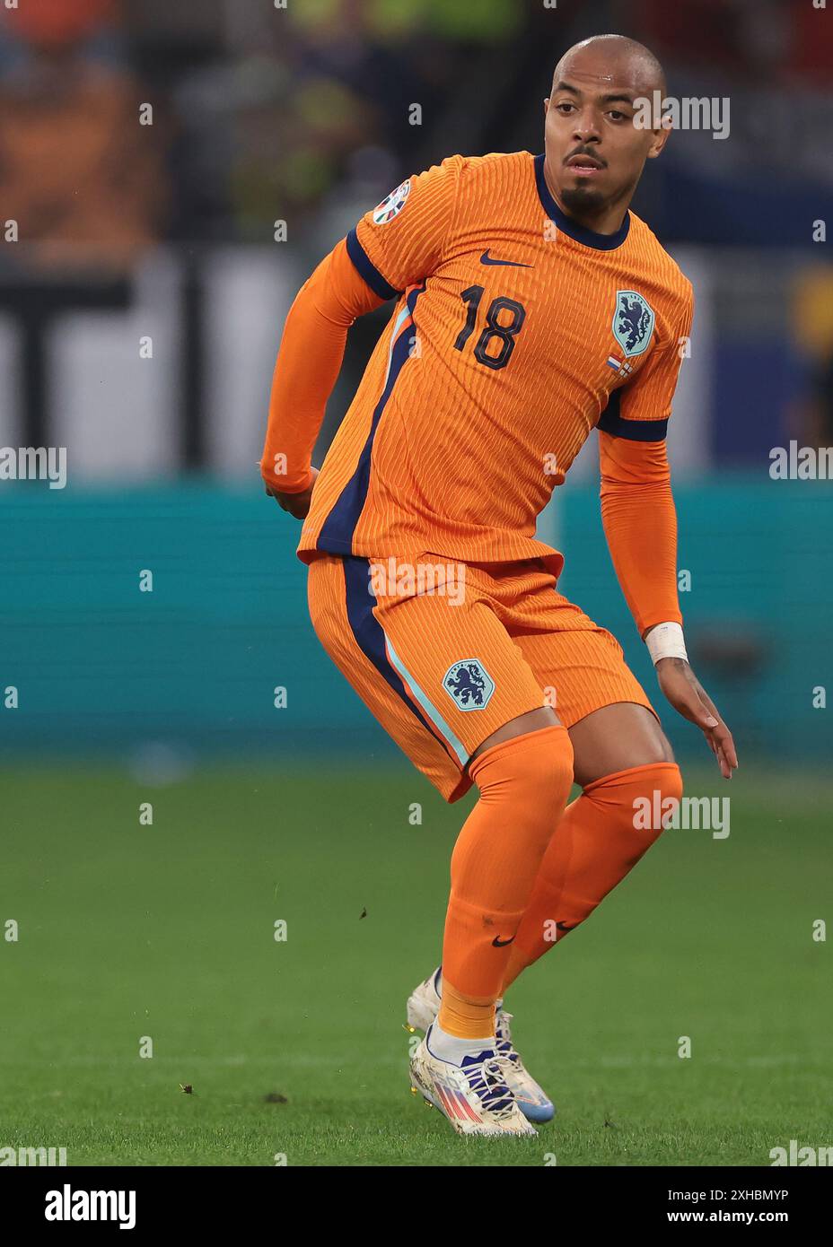 Dortmund, Germany. 10th July, 2024. Donyell Malen of Netherlands during ...
