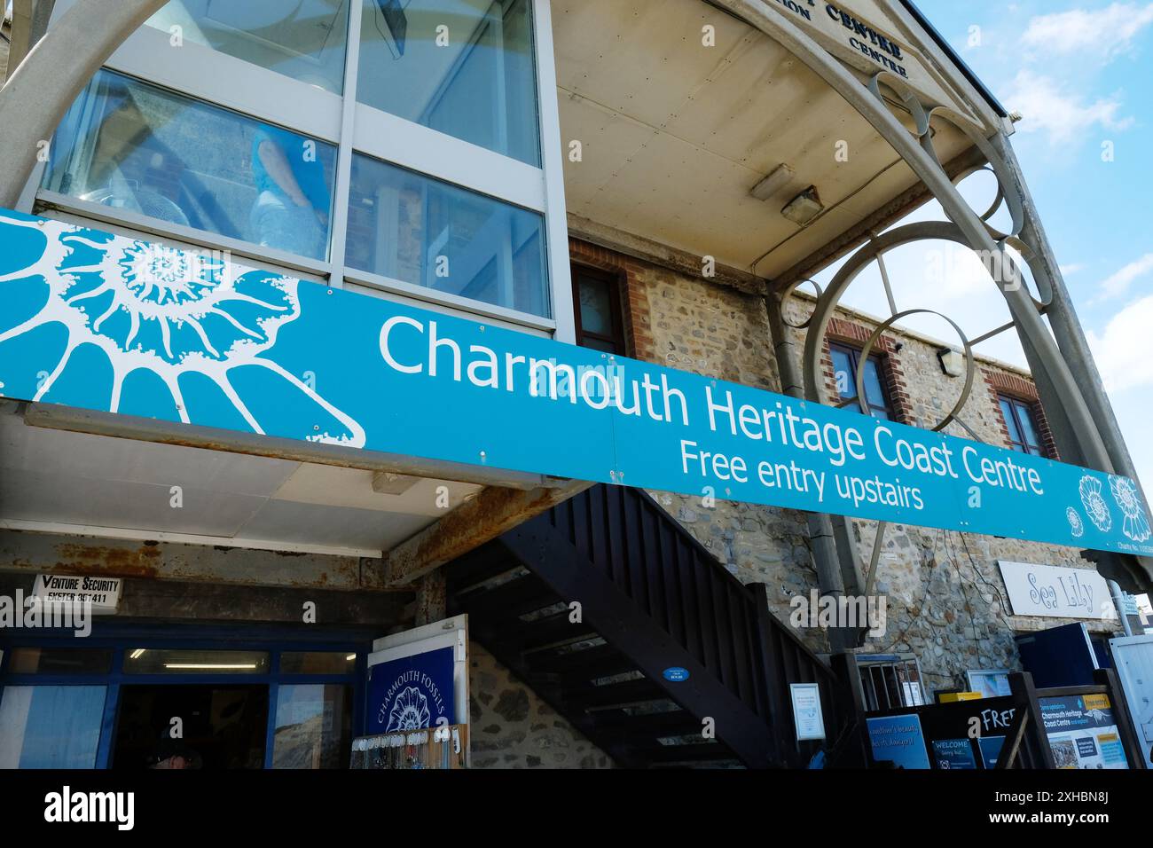 Exterior view of the Charmouth Heritage Coast Centre, Dorset, UK - John ...