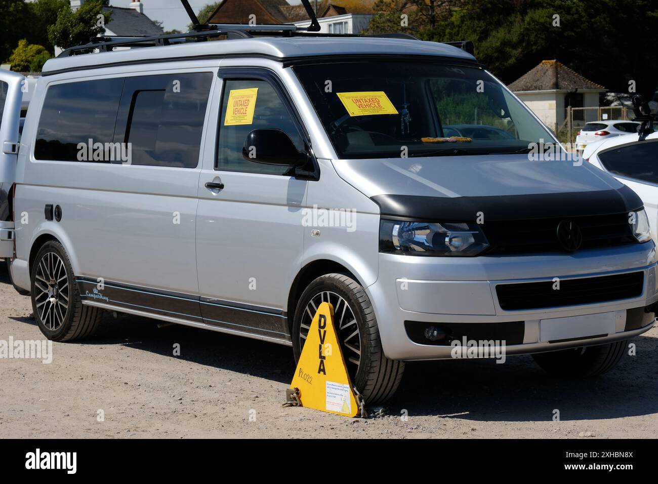 Van clamped in a car park for non payment of road excise tax - John ...
