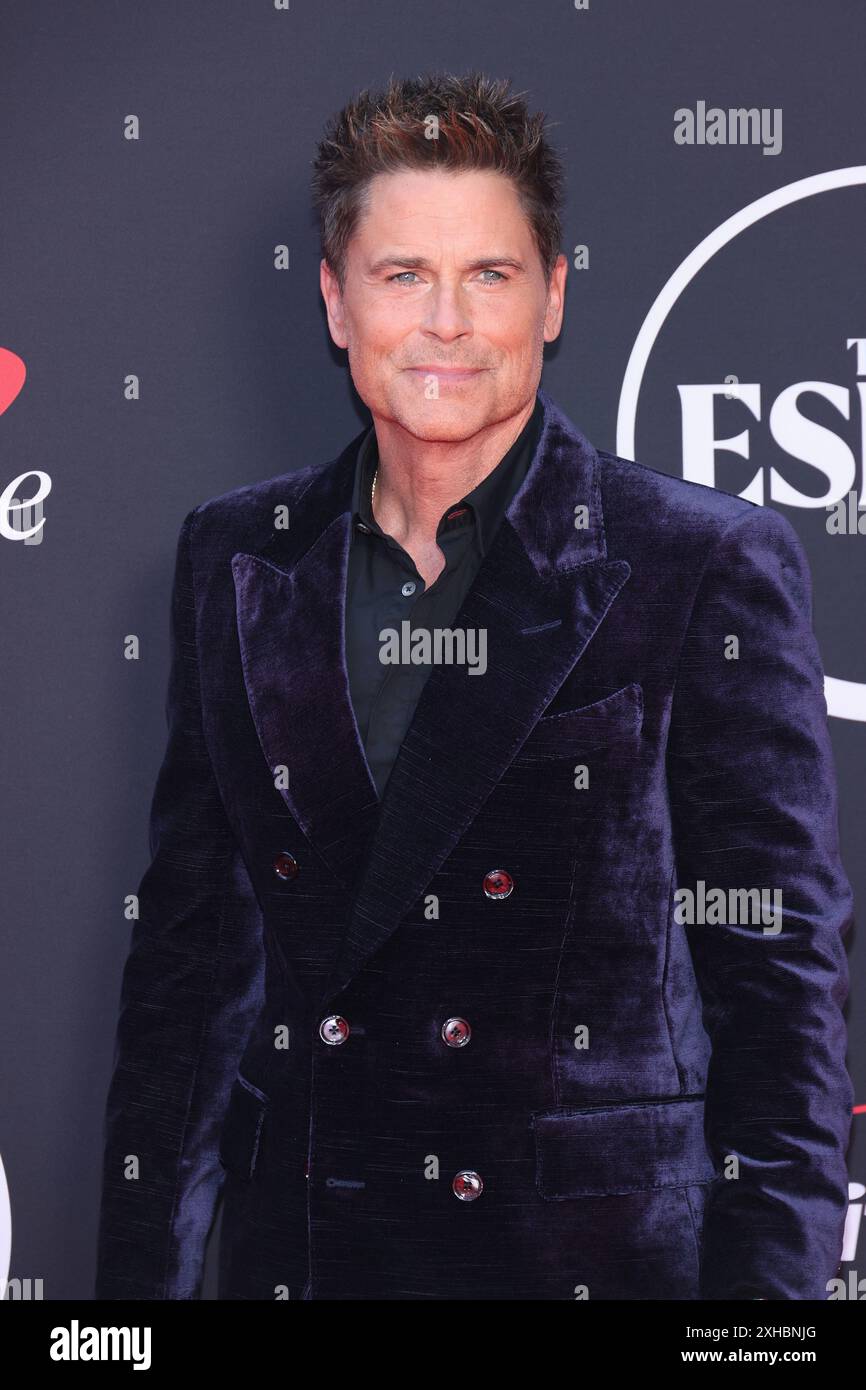California, USA. 12th July, 2024. Rob Lowe attends the 2024 ESPY Awards ...