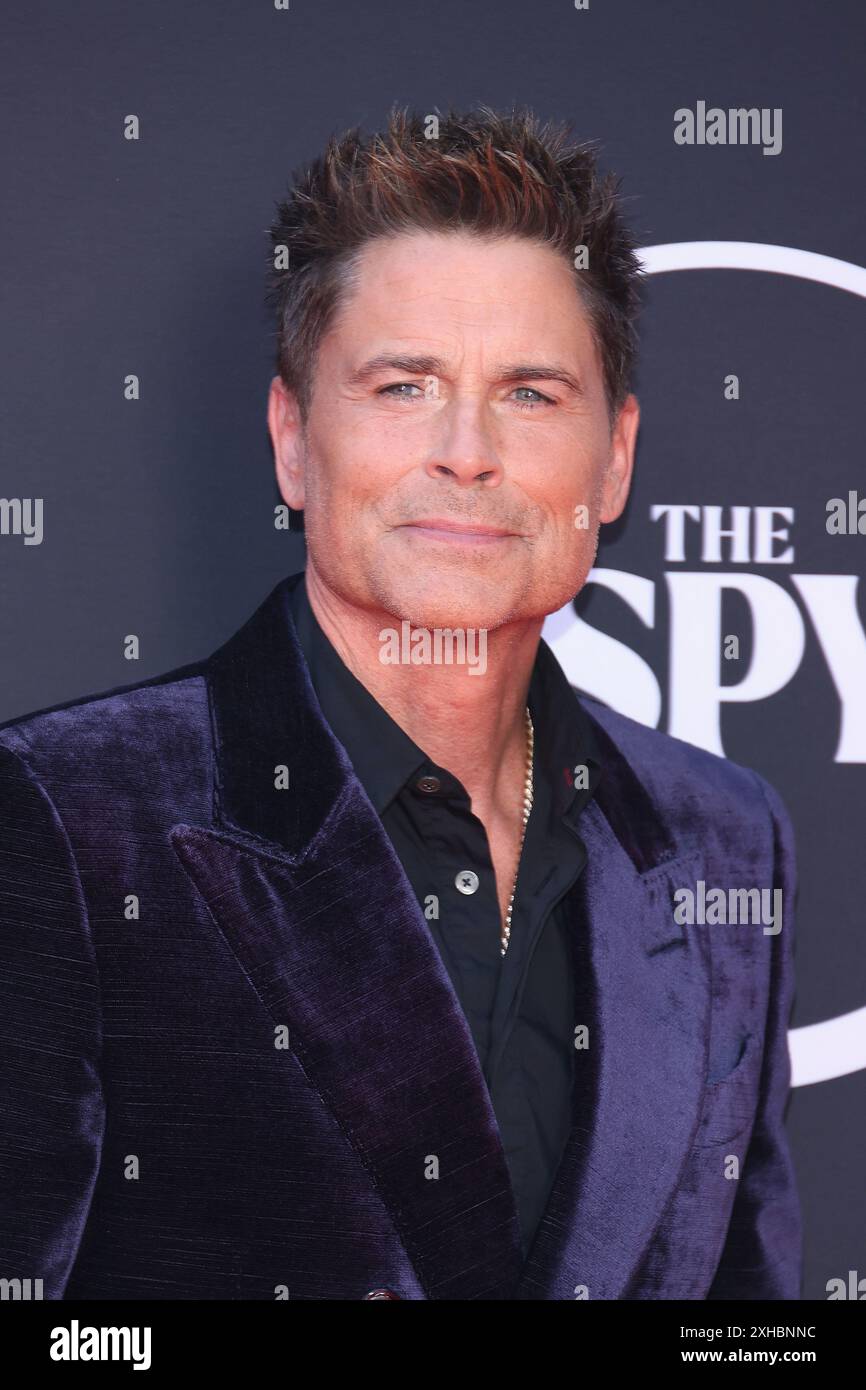 California, USA. 12th July, 2024. Rob Lowe attends the 2024 ESPY Awards ...