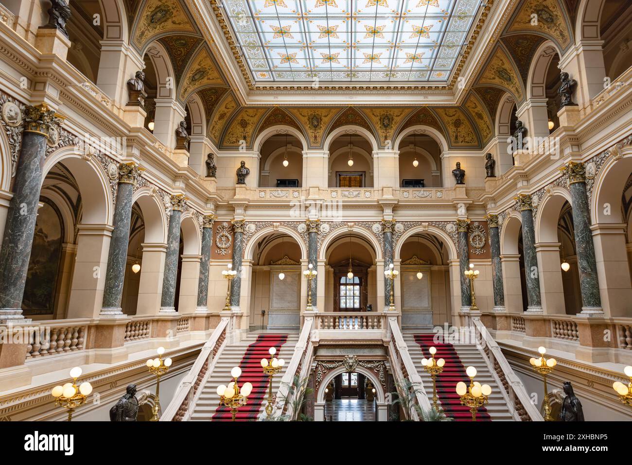 Prague, Czech Republic - May 26, 2024: Inside the National Museum of ...