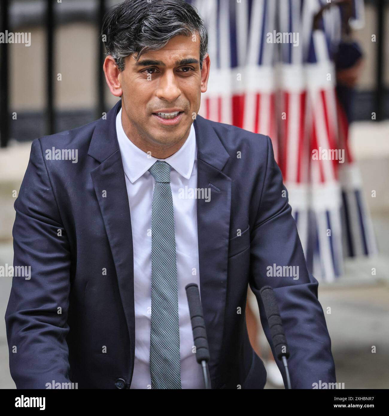Rishi Sunak holds his farewell speech as Prime Minister of the United ...