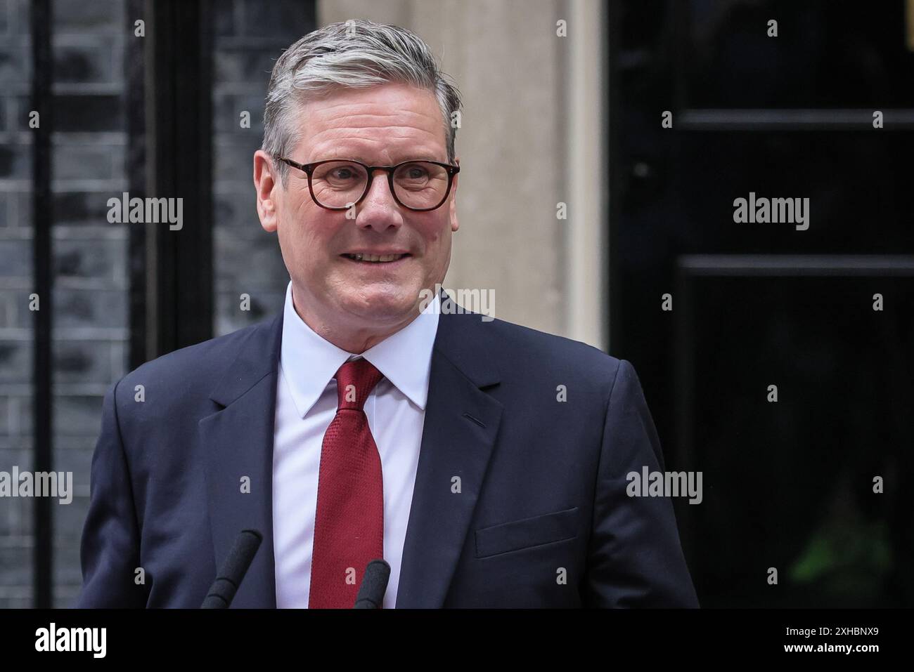 London, UK. 05th July, 2024. Sir Keir Starmer, Leader of the Labour Party, holds his first ...