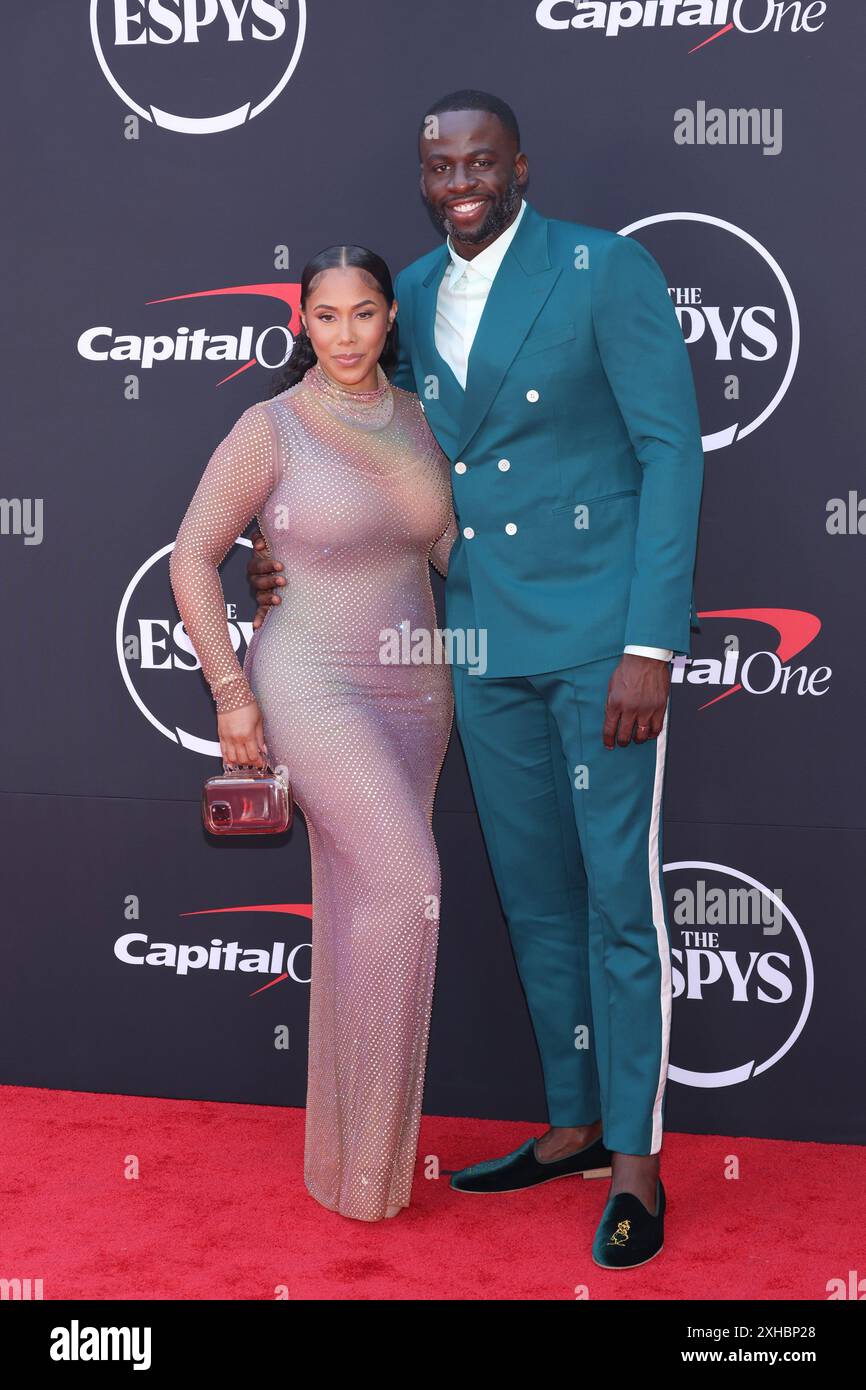 California, USA. 12th July, 2024. Draymond Green and Hazel Green ...