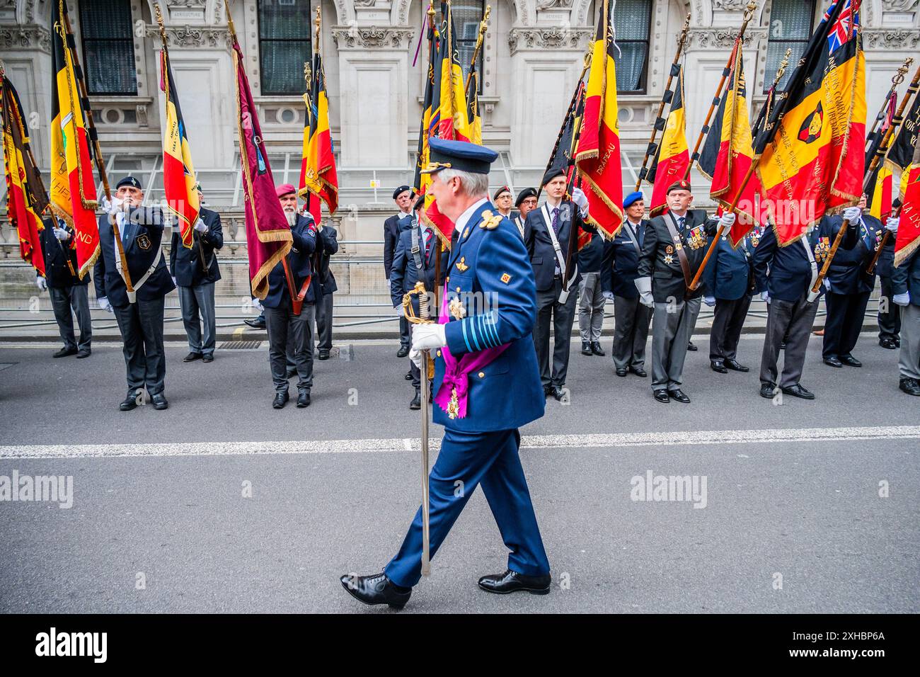 London, UK. 13 Jul 2024. Their Majesties The King (pictured) & Queen of ...