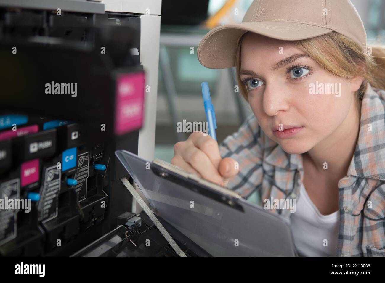 Danger work electricity engineer checking hi-res stock photography and ...