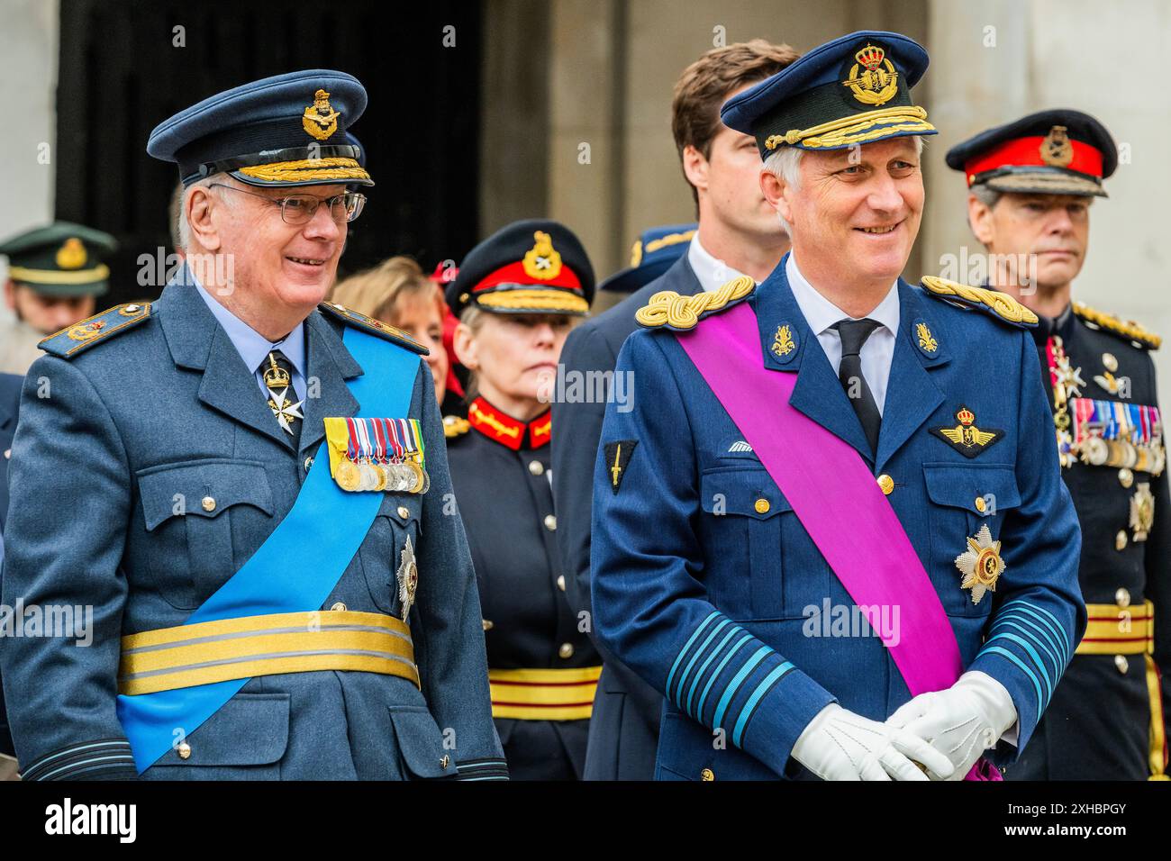 London, UK. 13 Jul 2024. Their Majesties The King (pictured with the ...
