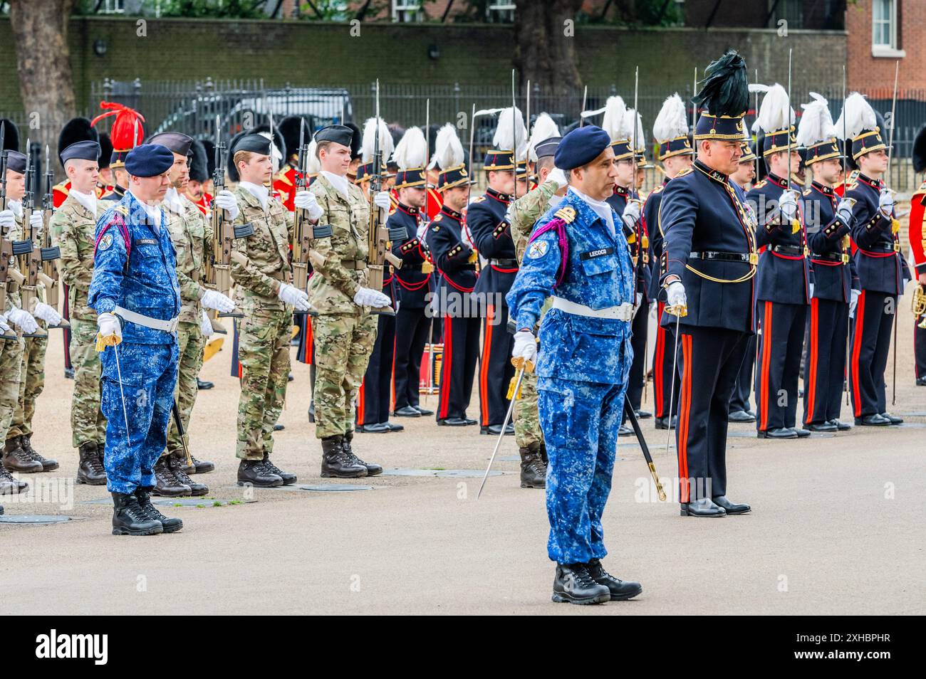 London, UK. 13 Jul 2024. Their Majesties The King & Queen of Belgium ...