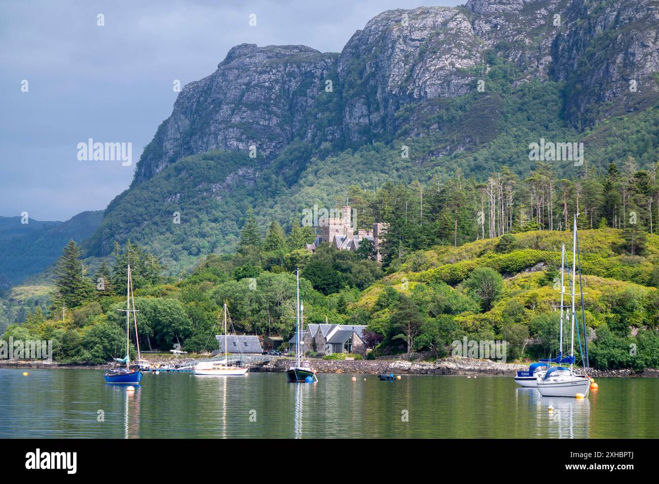 Scottish Highlands, Scotland, 2024 Duncraig Castle nestled in woodland ...