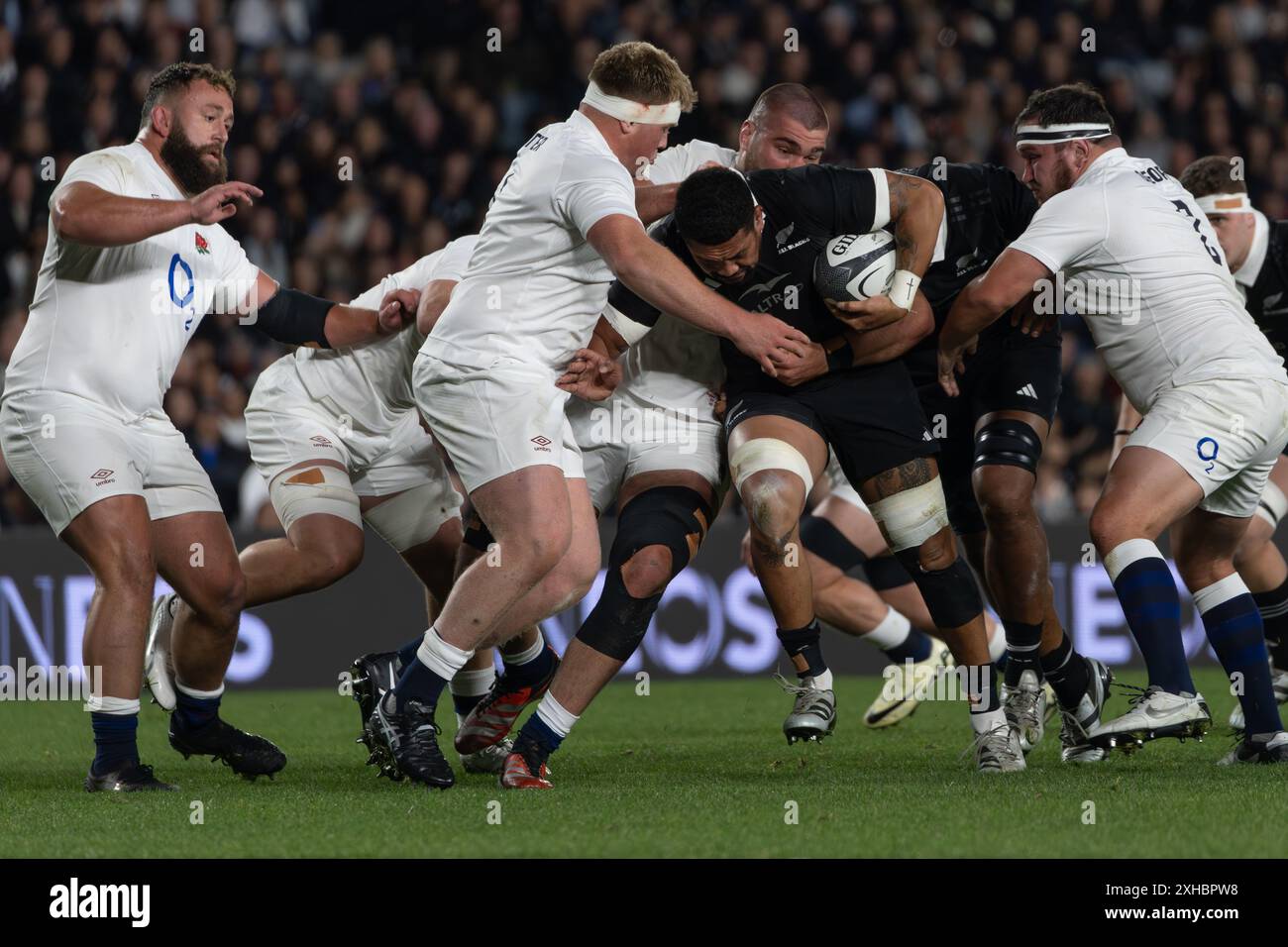 Auckland, New Zealand. 13th July, 2024. All Black Number 8, Ardie Savea ...