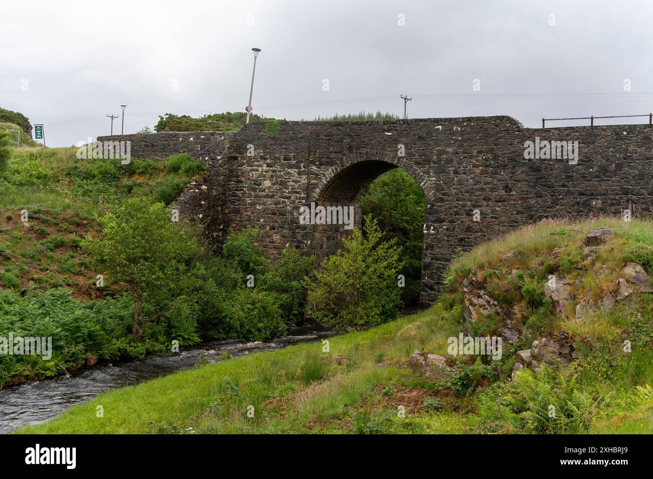 Scottish Highlands, Scotland, 2024 Duirinish village bridge built by ...