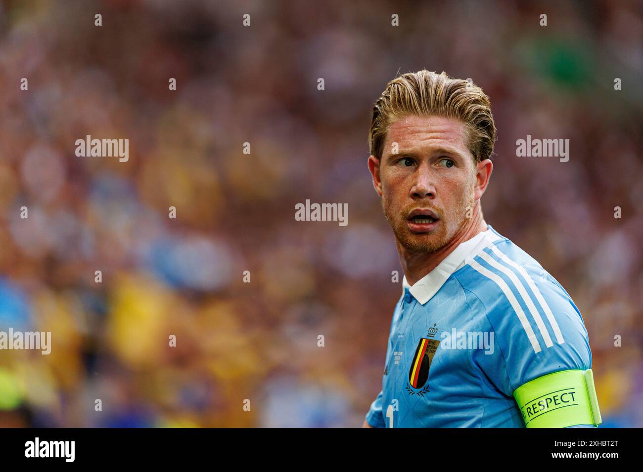 Kevin De Bruyne seen during UEFA Euro 2024 game between national teams ...