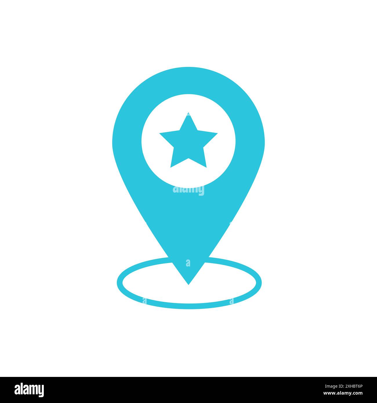 Best Location Destination Pin Icon From Blue Icon Set Stock Vector