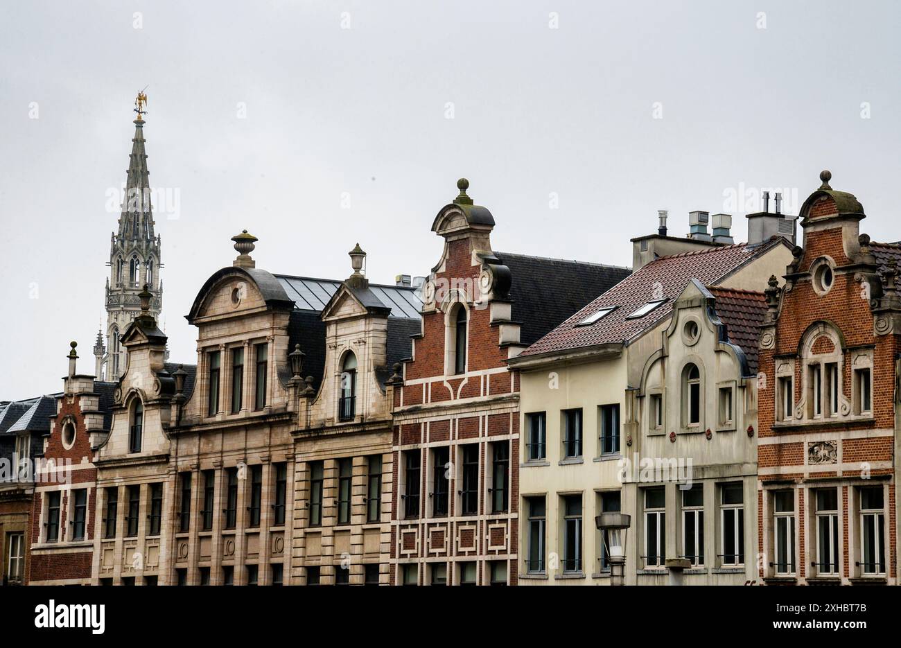 Medieval Gothic Brussels Town Hall in Belgium Stock Photo - Alamy