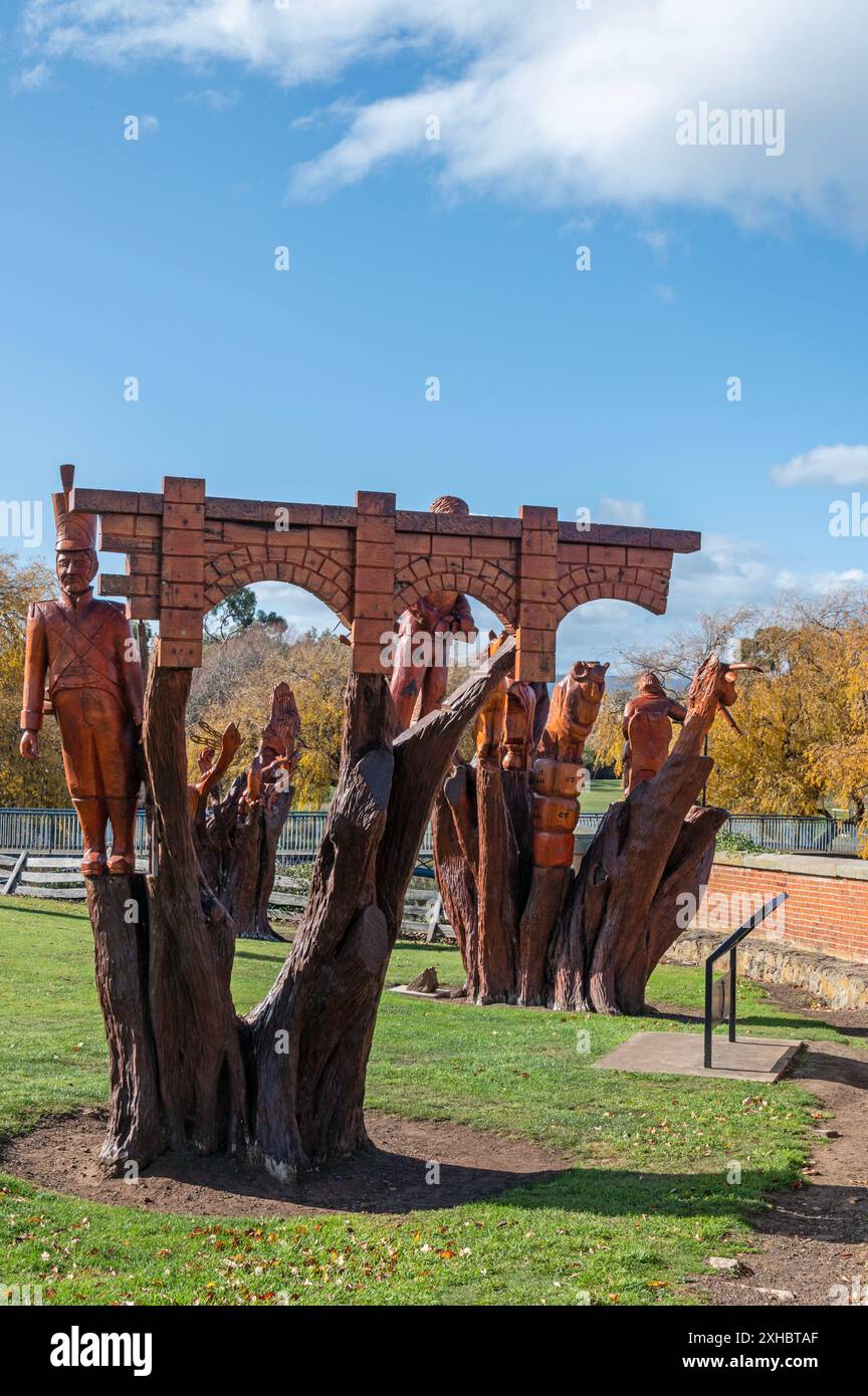 The Wood Carving History of Campbell Town in Tasmania, Australia. The ...