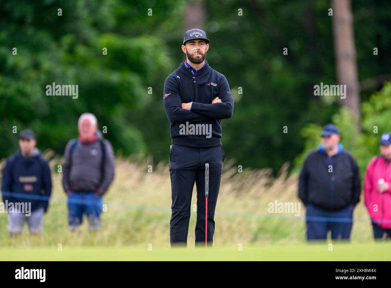 Erik Van Rooyen on the 1st hole during day three of the Genesis ...