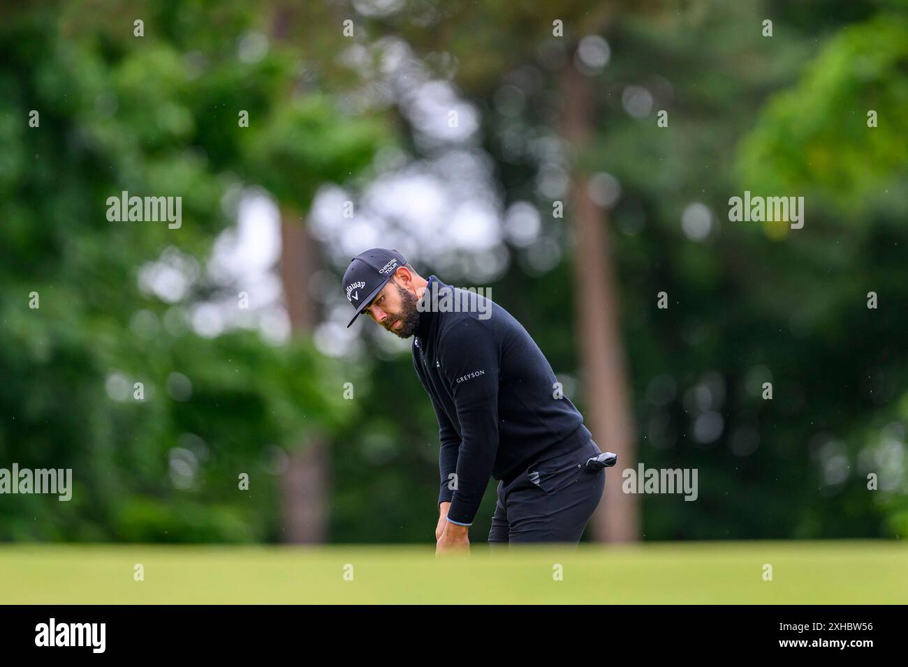 Erik Van Rooyen on the 1st hole during day three of the Genesis ...