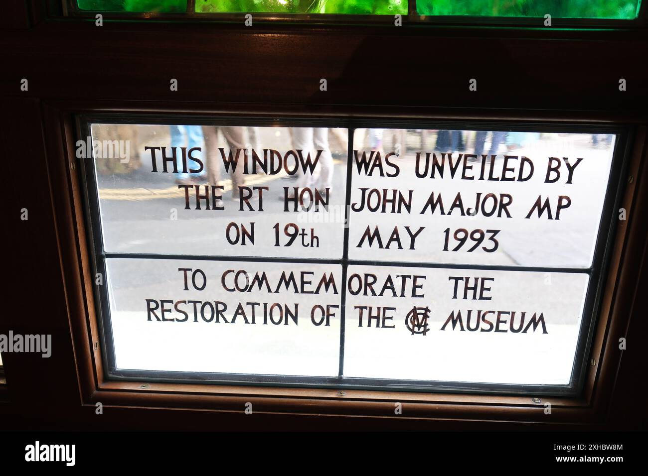 MCC Museum at Lord's cricket ground London UK - commemorative window ...