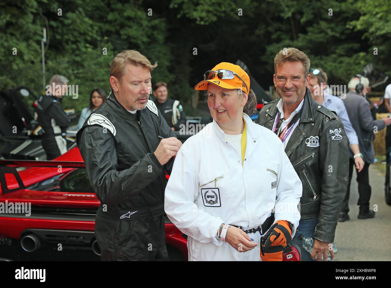 Goodwood, West Sussex, UK 13th July 2024. Mika Hakkinen former Formula ...