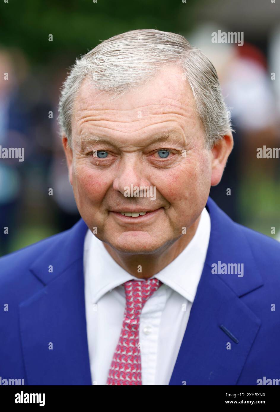 Trainer William Haggas on July Cup Day during The July Festival 2024 at ...
