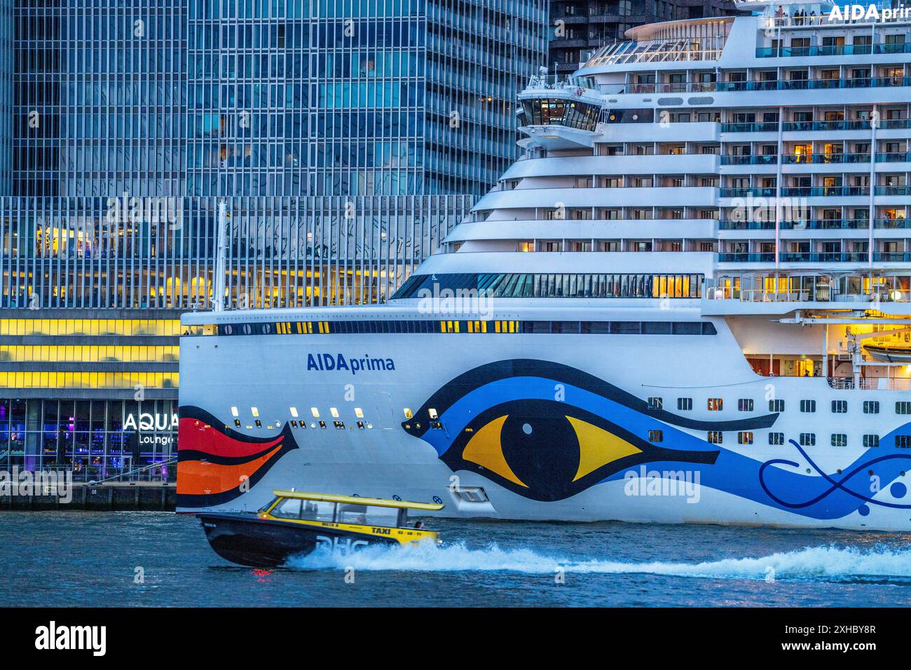 Cruise ship Aida Prima at the Cruise Terminal of Rotterdam, Kop van ...