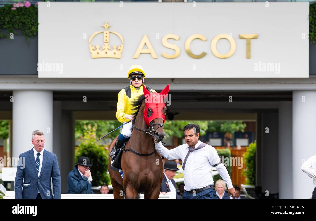 Ascot, Berkshire, United Kingdom, Saturday 13th July 2024; Quddwah and ...
