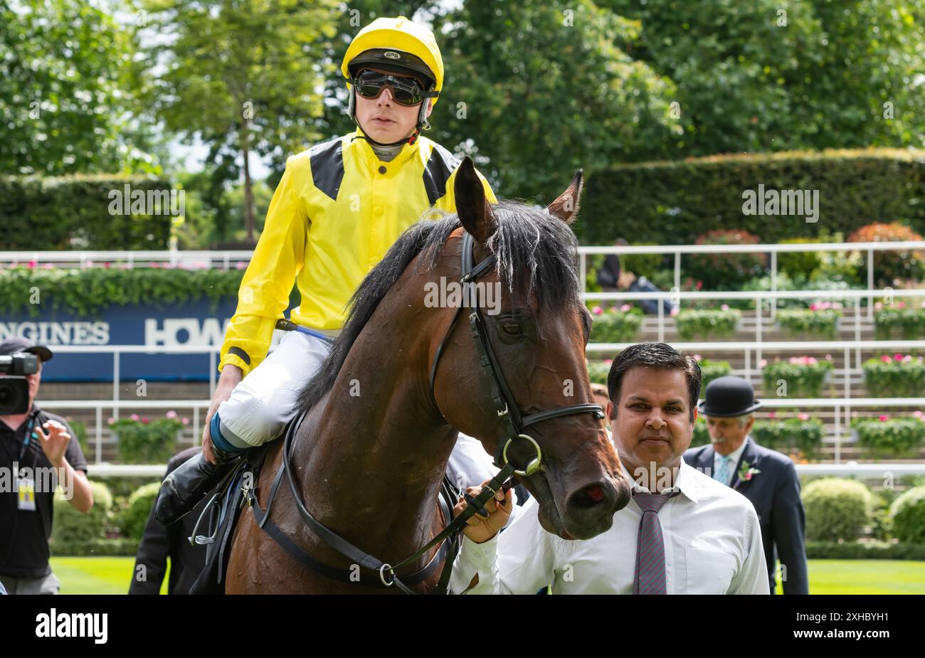 Ascot, Berkshire, United Kingdom, Saturday 13th July 2024; Quddwah and ...