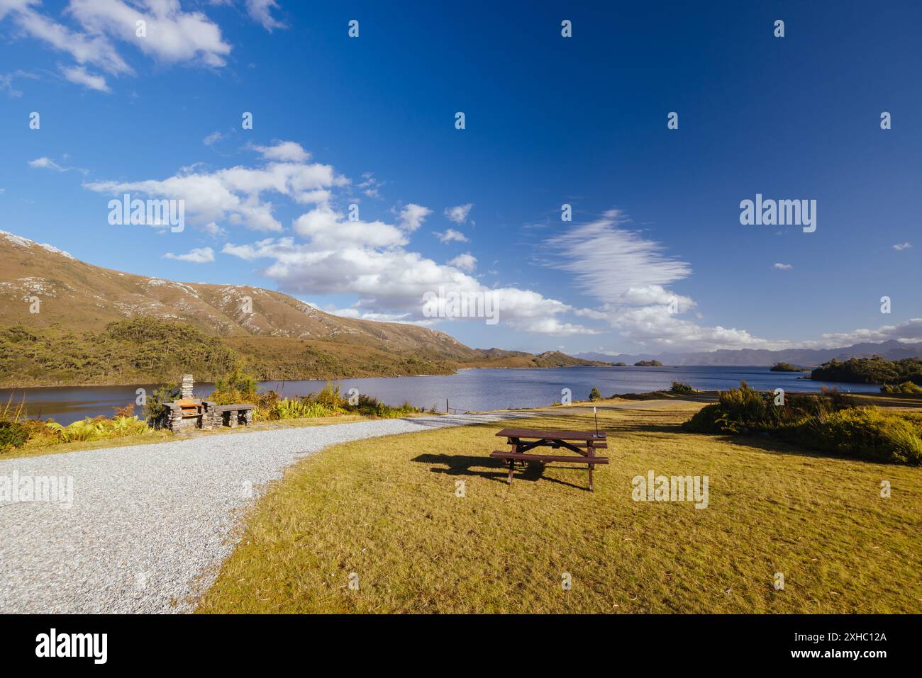 Lake Pedder Landscape in Tasmania Australia Stock Photo - Alamy