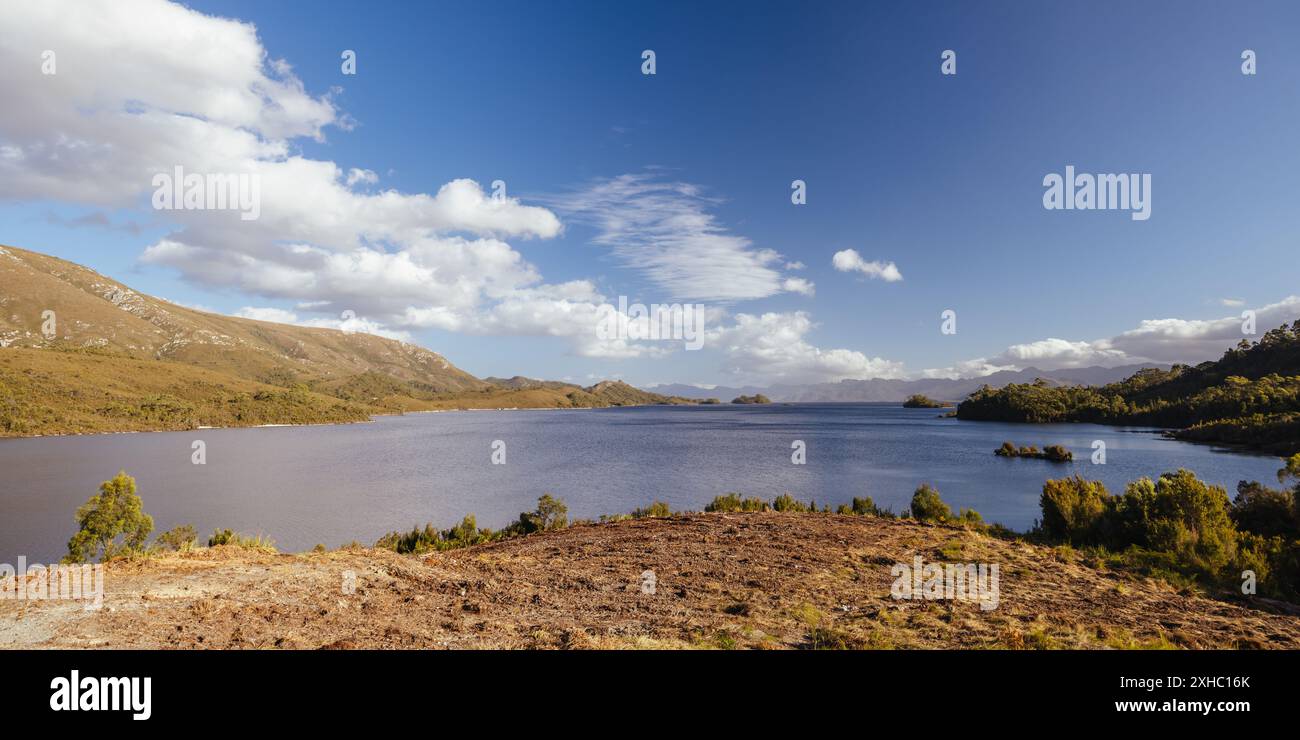 Lake Pedder Landscape in Tasmania Australia Stock Photo - Alamy