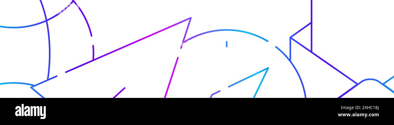 Logistics related horizontal banner or bottom border template ...