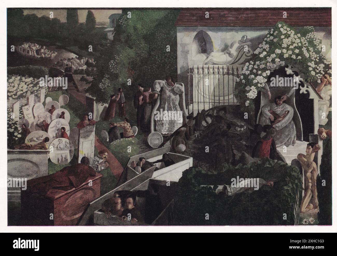 The Resurrection, Cookham by Sir Stanley Spencer, 1923-7 Stock Photo ...