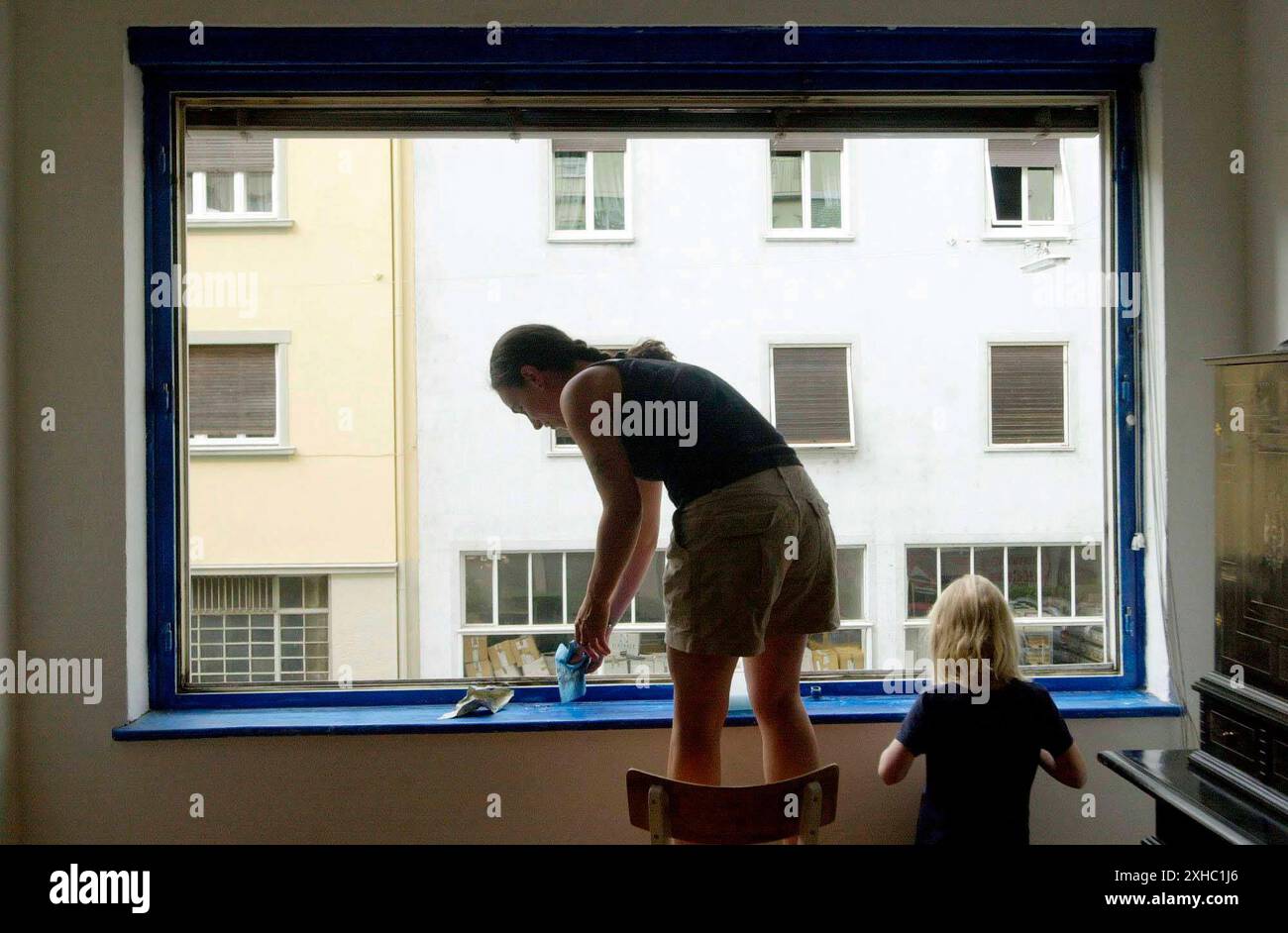 cleaning, doing housework and housekeeping, work in the household ...