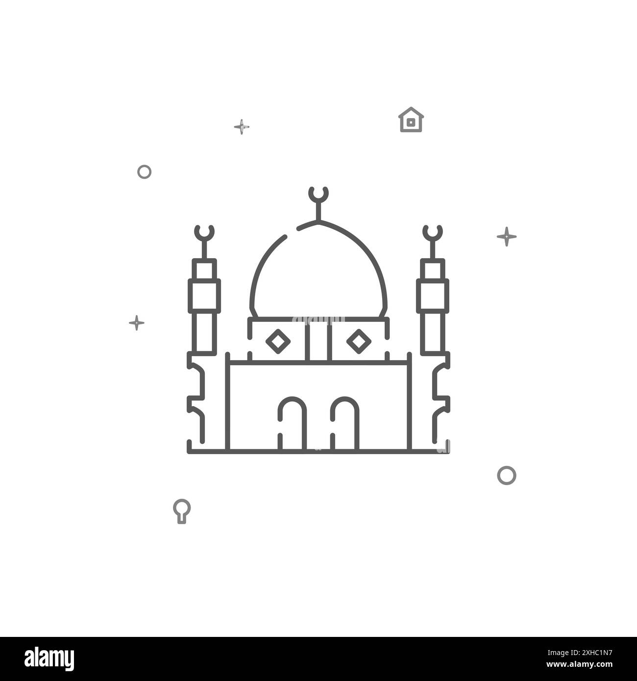 Minarets emblem Black and White Stock Photos & Images - Alamy