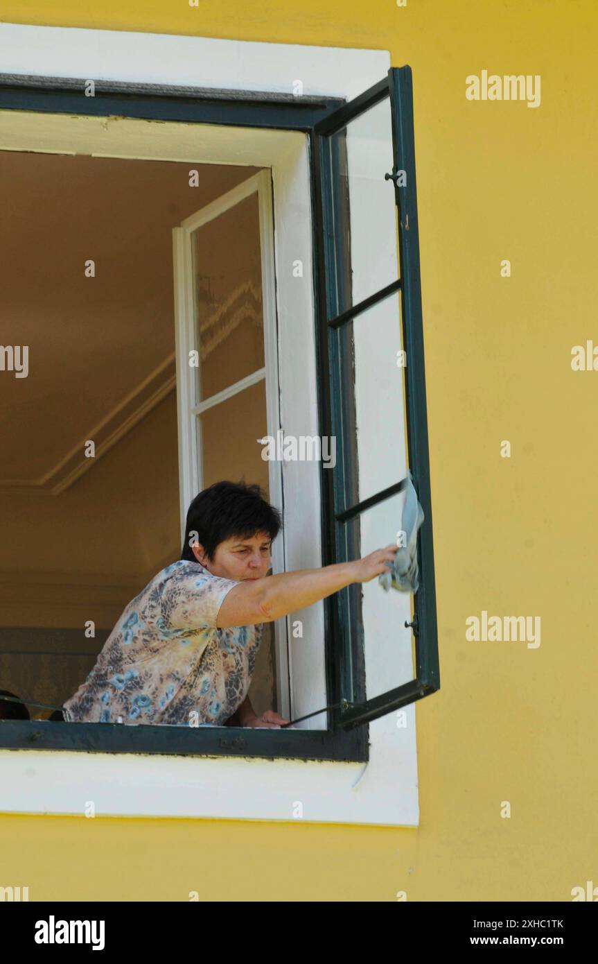 cleaning, doing housework and housekeeping, work in the household ...