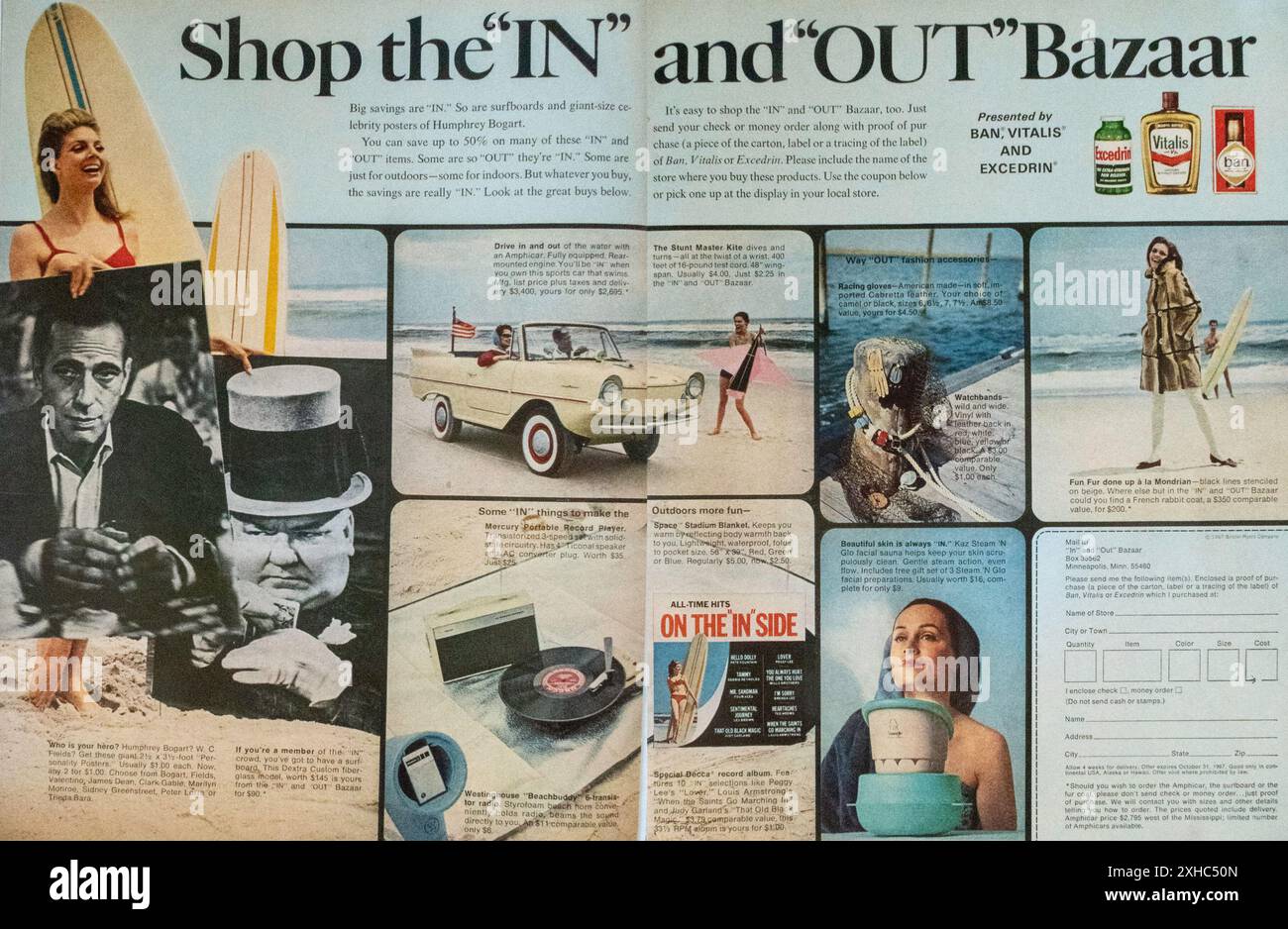 Vintage 4 August 1967 "Life" Magazine Advert, USA Stock Photo - Alamy