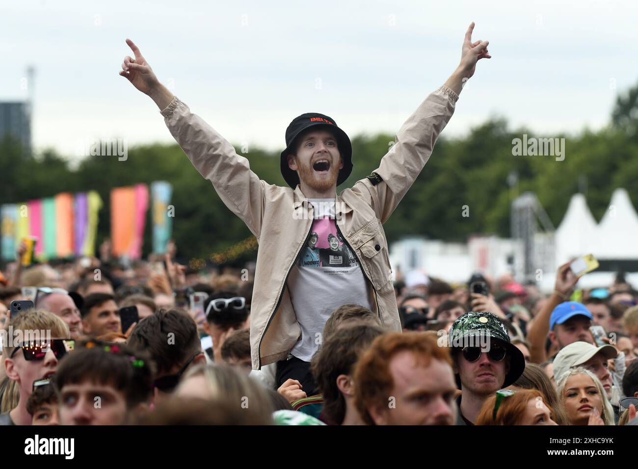 Crowds at the Trnsmt Festival at Glasgow Green in Glasgow. Picture date ...