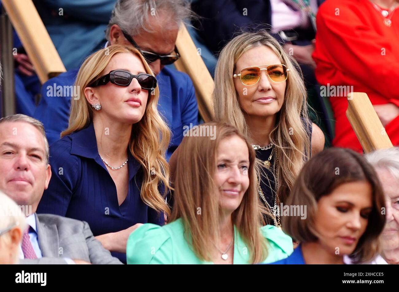 Ellie Goulding and Cassandra Gracey in the royal box on day thirteen of ...
