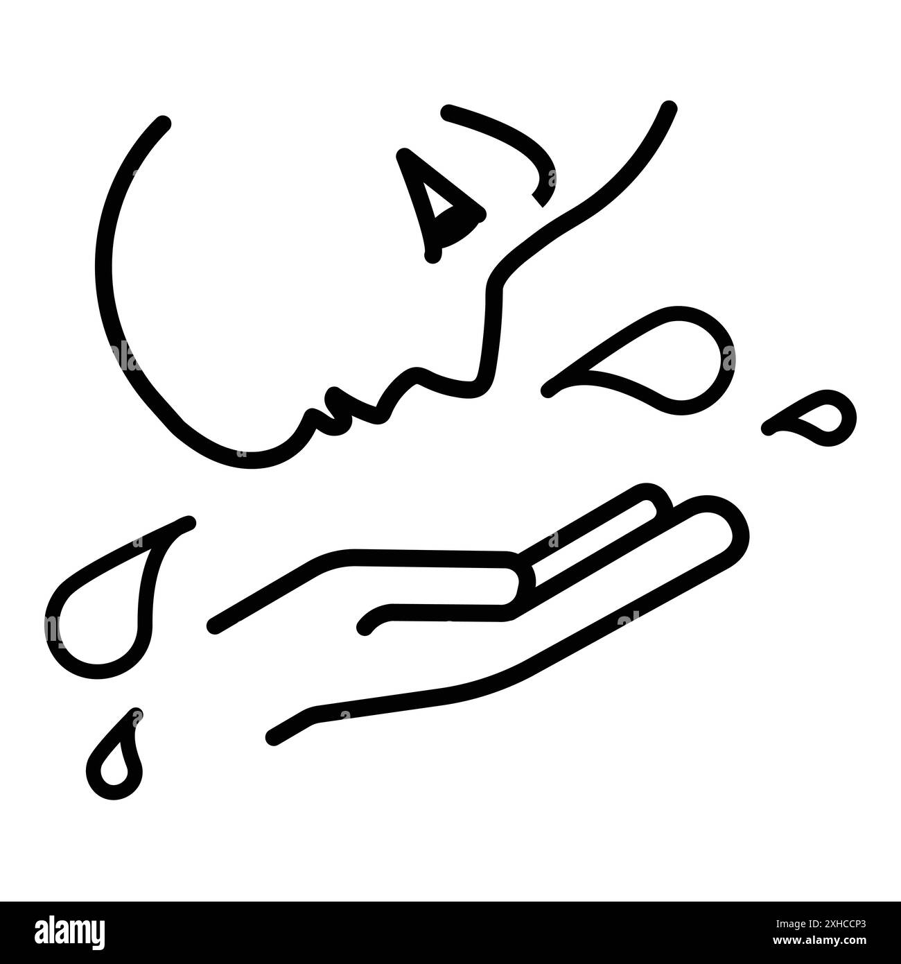 Face washing icon Vector symbol or sign set collection in black and ...