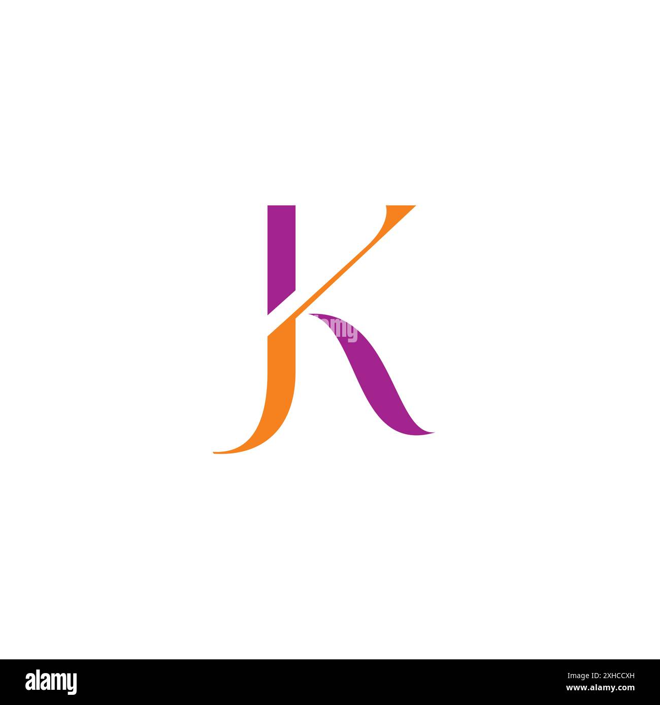 Jk letter design Cut Out Stock Images & Pictures - Alamy