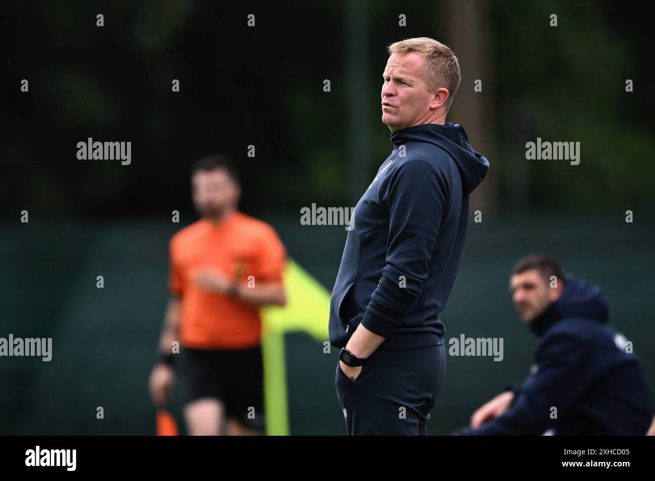 Westerlo, Belgium. 13th July, 2024. Gent's head coach Wouter Vrancken ...