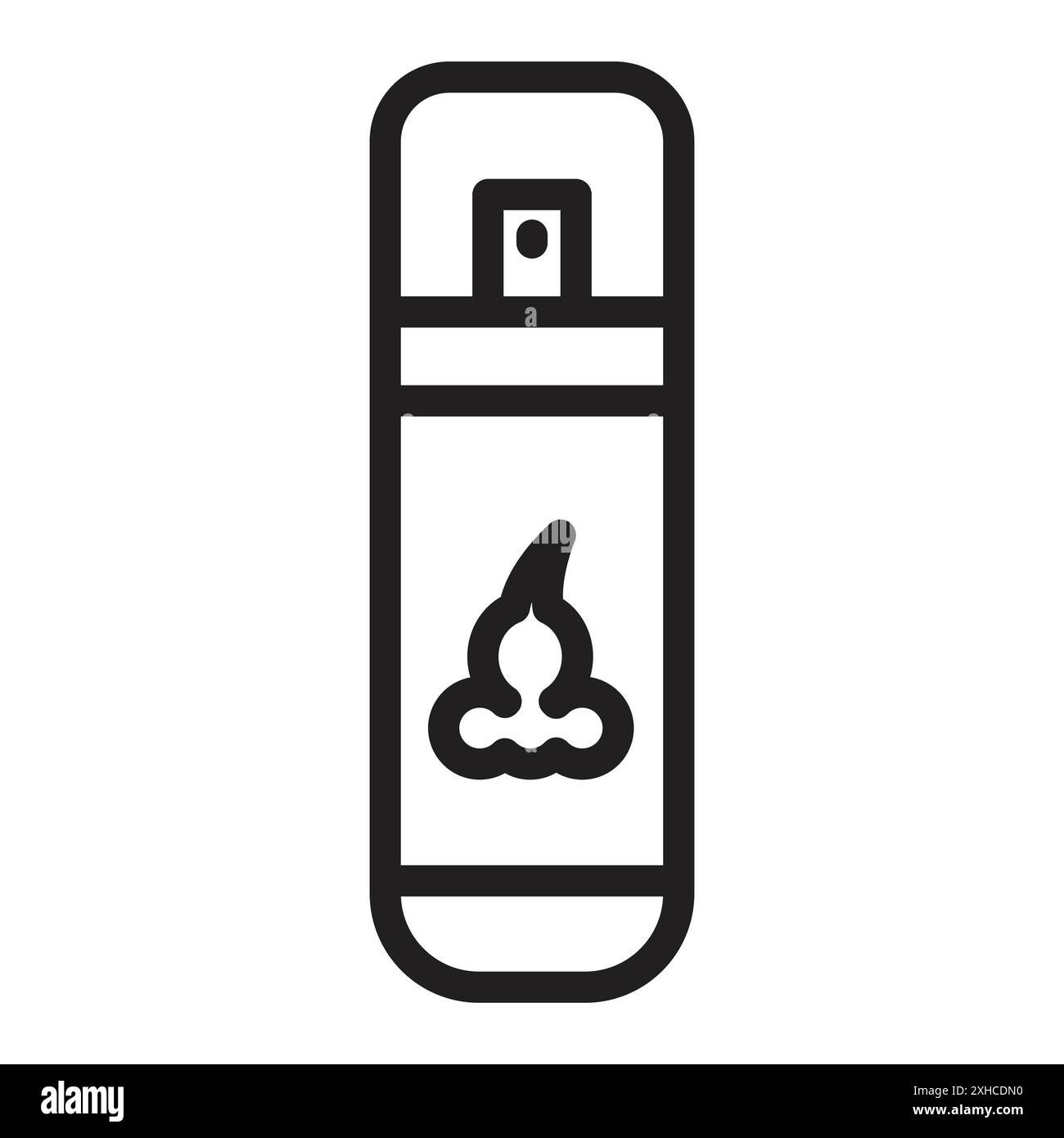 Hair mousse icon Vector symbol or sign set collection in black and ...