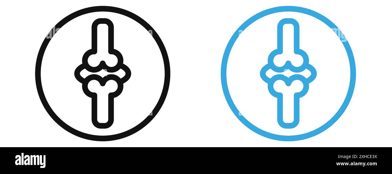 Herniated disc icon Vector symbol or sign set collection in black and ...