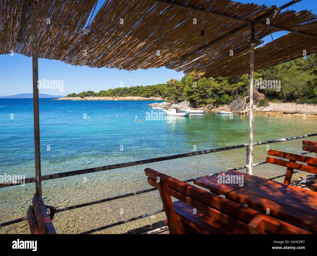 Lovely beach on island rab in croatia Stock Photo - Alamy