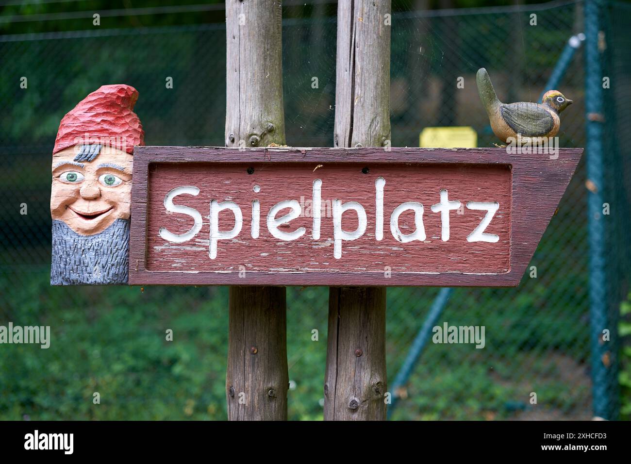 Playground sign hi-res stock photography and images - Alamy