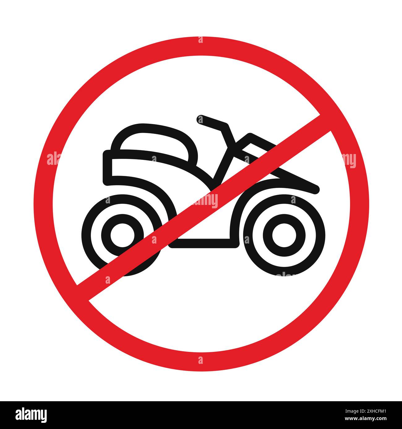 Atv in the forest Stock Vector Images - Alamy